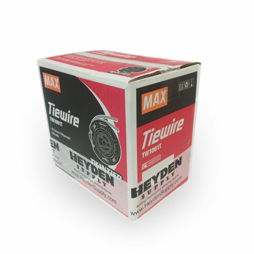 [30 Rolls] TW1061T MAX TwinTier 19Ga Steel Rebar Tie Wire Full Case ...