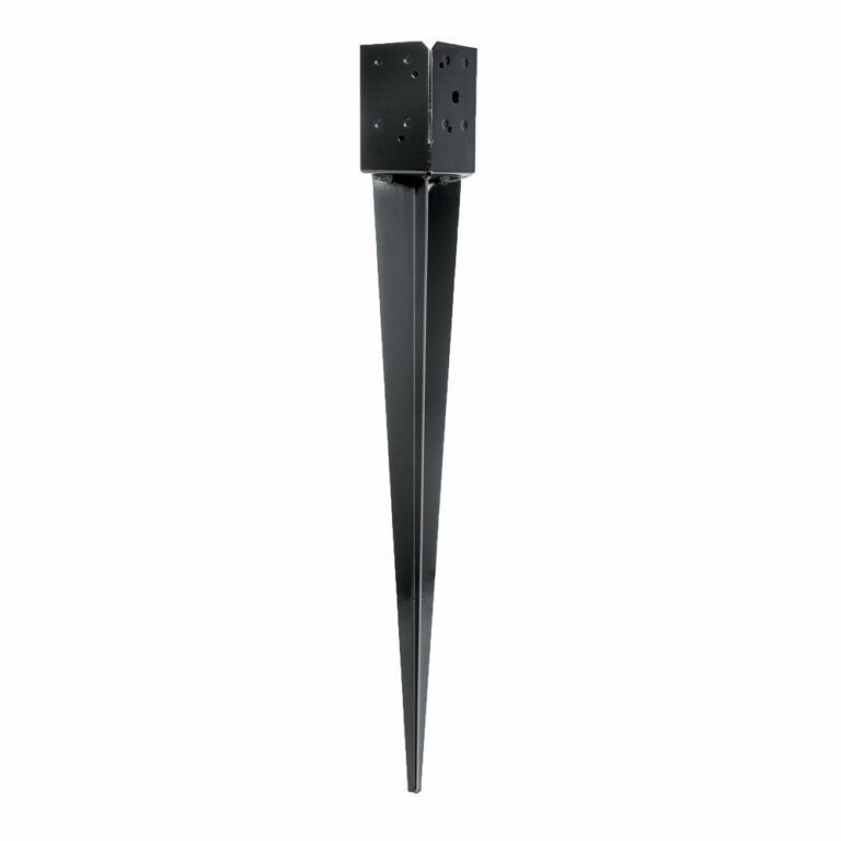 [4 Pack] Simpson Strong-Tie FPBS44[4PCK] E-Z Spike™ Black Powder-Coated ...