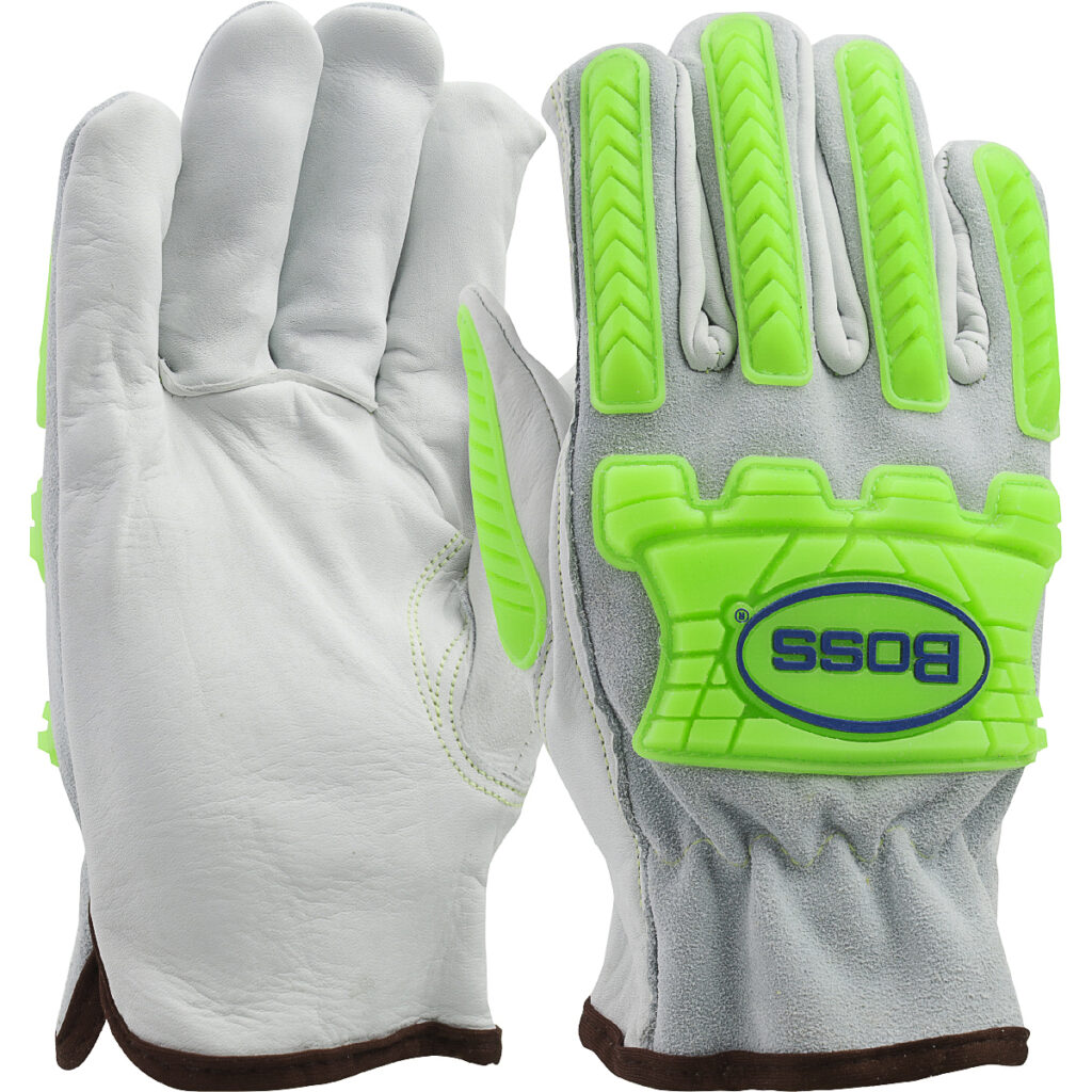 Buy Boss 997KB Top Grain Leather Drivers Glove With Split Cowhide Back ...